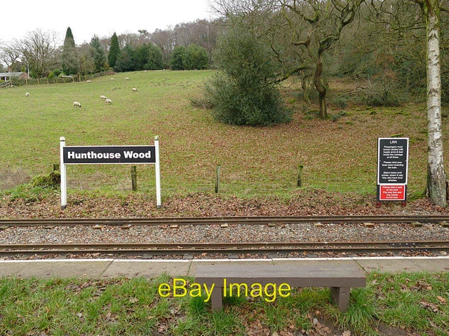 PHOTO 6X4 SIGNS at Hunthouse Wood station Rudyard One is the station ...