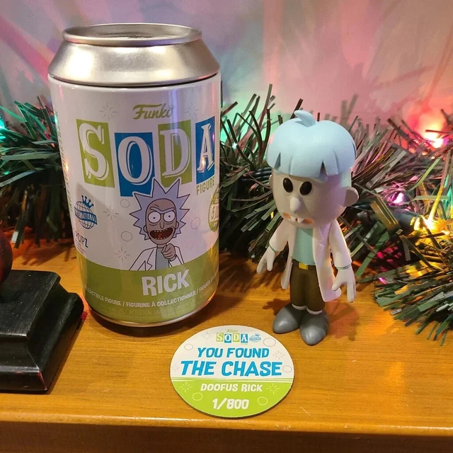 FIGURINE FUNKO SODA Doofus Rick Rick & Morty Chase édition limitée 1/ ...