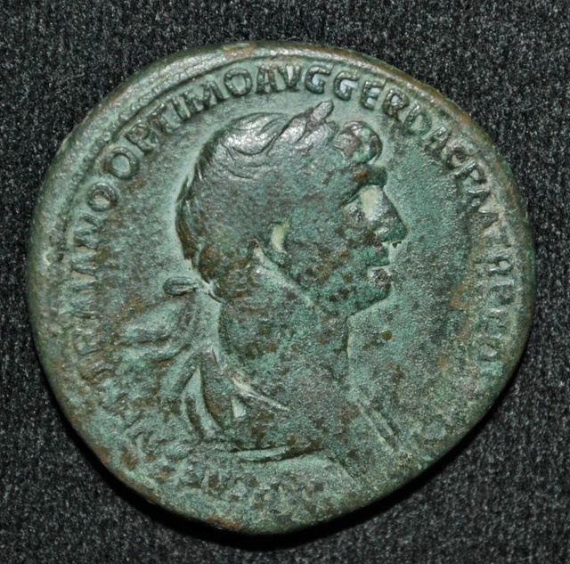TRAJAN AE SESTERTIUS, AD 98-117, Roman Imperial Coin RIC.671 $295.00 ...