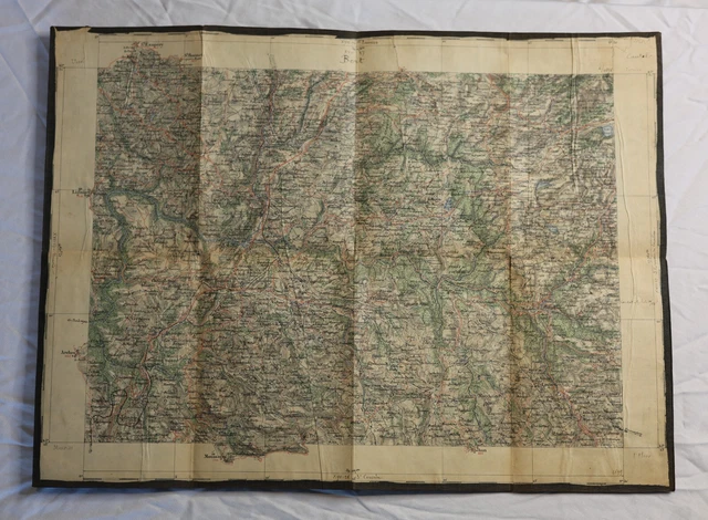 GERMAN ARMY FIRST World War map of Bort region, France 1917 £5.99 ...