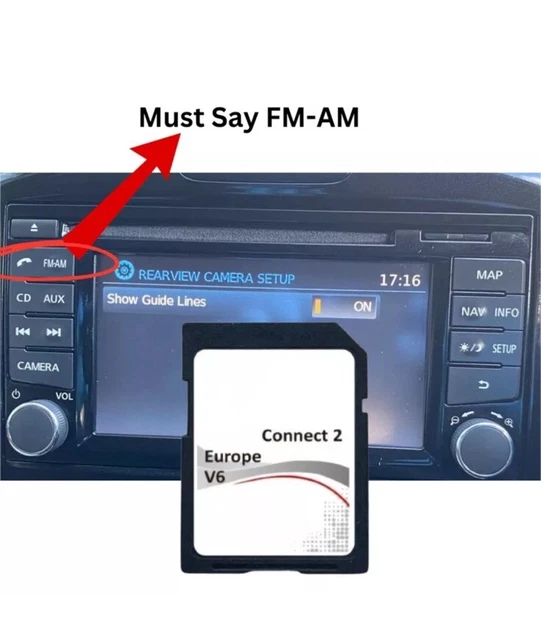 LATEST NISSAN CONNECT 2 V6 SAT NAV SD CARD For NISSAN MICRA LEAF Juke ...