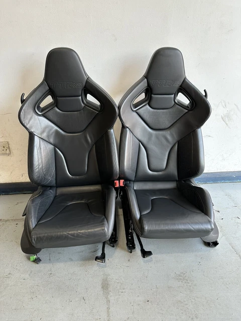 AUDI TTRS 8J MK2 Genuine Recaro Wing Back Bucket Seats Heated £2,700.00 ...
