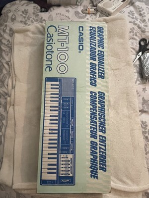 CASIO CASIOTONE MT-100 Vintage Electronic Keyboard Graphic equalizer £59.99 - PicClick UK