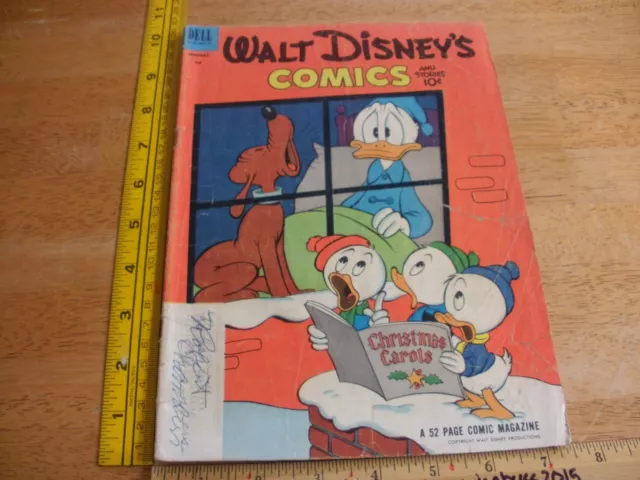 Walt Disneys Comics And Stories Dell 148 G Vg 1950s Carl Barks
