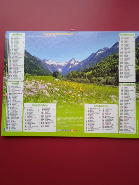 CALENDRIER DE LA poste Almanach 2024 EUR 5,00 - PicClick FR