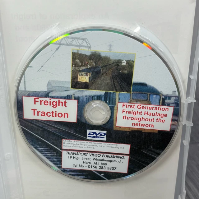 FREIGHT TRACTION DVD Railway Documentary First Gene Transport Video ...