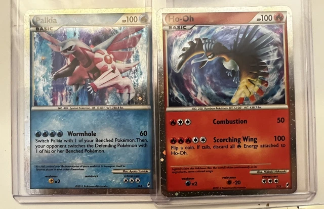 POKÉMON TCG SHINY Ho-Oh SL5 & Shiny Palkia SL8 From Call Of Legends EUR ...