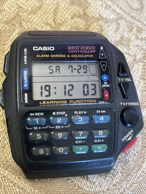 VINTAGE CASIO CMD-40 Module 1174 Wrist TV Remote Controller FULL ...