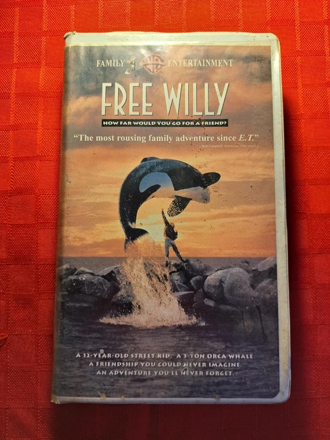 &FREE WILLY& -- (VHS Tape, 1993) £3.98 - PicClick UK