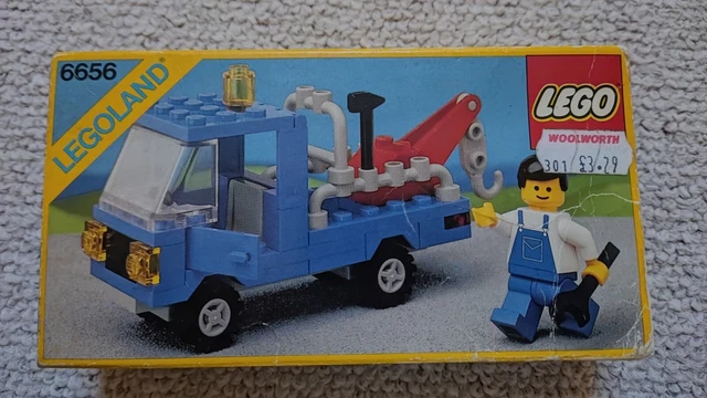 VINTAGE LEGO 6656 Legoland Tow Truck Complete set With box ...