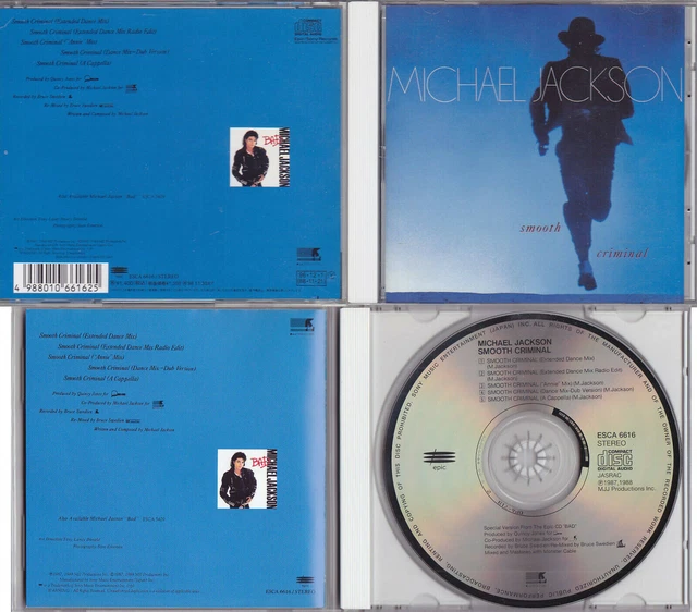 MICHAEL JACKSON SMOOTH CRIMINAL CD Maxi Remixes Collector Edition JAPAN ...