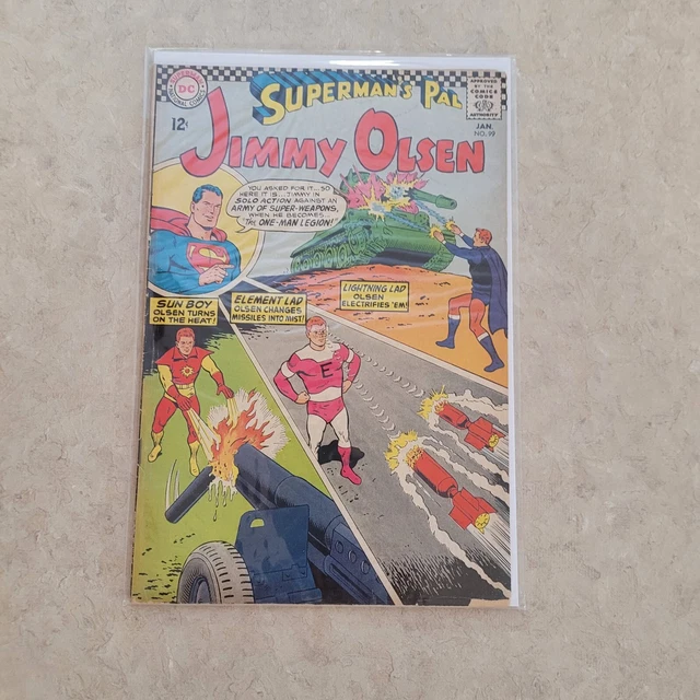 VINTAGE DC COMICS Superman's Pal Jimmy Olsen Comic January 1967 Issue ...