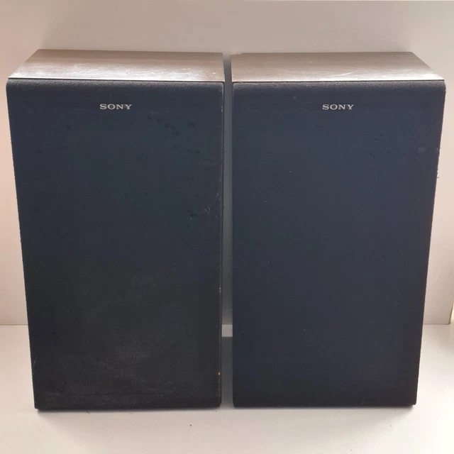 SONY SS-2030 PAIR Of Speakers 3 Way Classic Hi-Fi - 28x21x51cm 8ohms ...