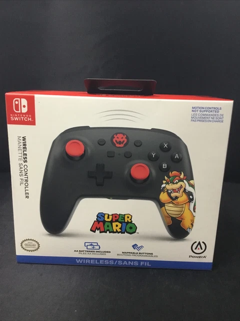 GENUINE POWER A Super Mario Bowser Wireless Controller for Nintendo ...