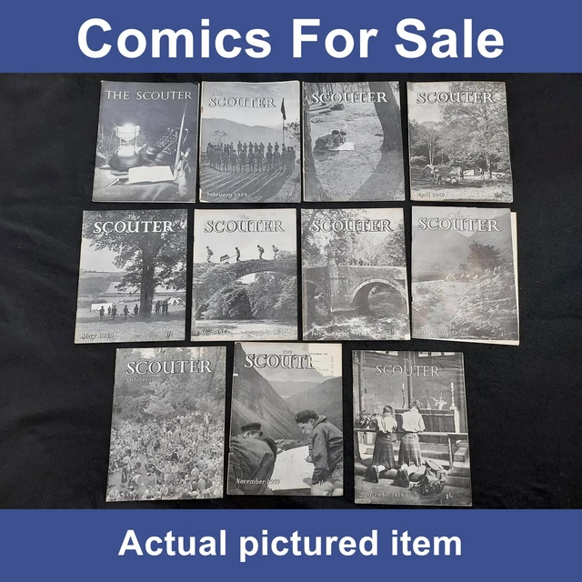 THE SCOUTER MAGAZINE - Full year 1959 - 11 issues - British £39.99 ...