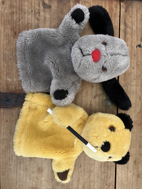 VINTAGE SOOTY AND Sweep Hand Puppets With Wand £30.00 - PicClick UK