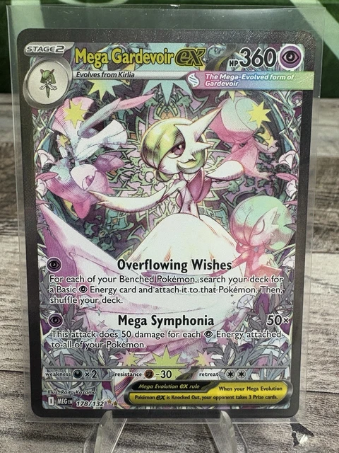 MINT POKÉMON TCG Mega Gardevoir Ex 178/132 Mega Evolution Illustration Rare £0.74 - PicClick UK