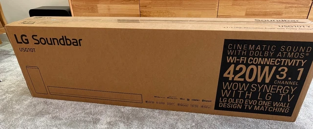 LG USG10TY 3.1 Dolby Atmos Wireless Sound Bar & Sub RRP £999 BRAND NEW ...