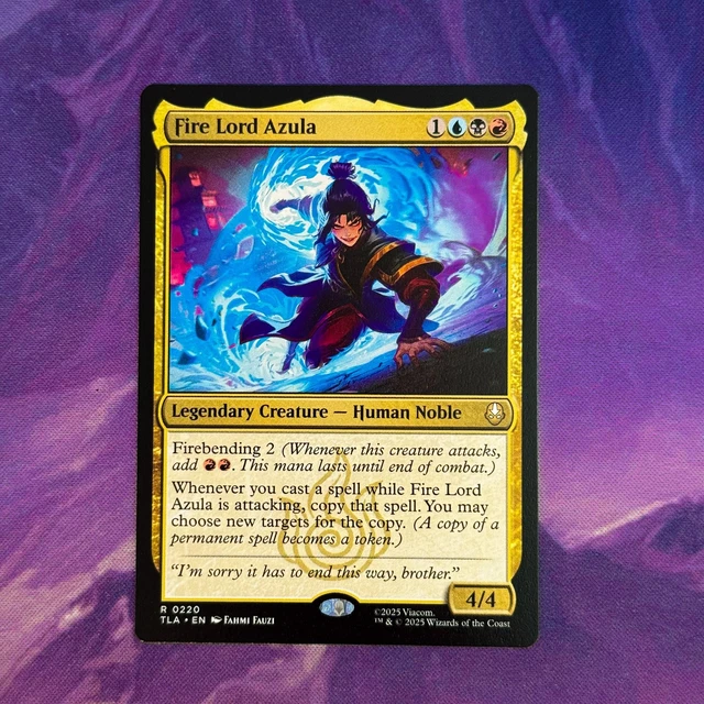 FIRE LORD AZULA 220 0220 TLA MTG Avatar The Last Airbender Magic ...