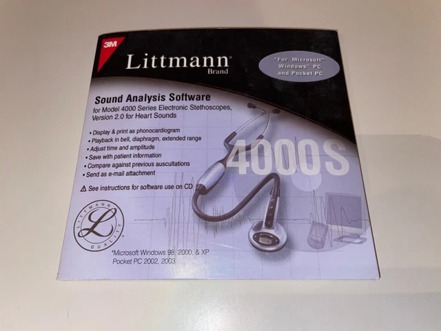 SOFTWARE DE ANÁLISIS de sonido de cardiología 3M Littmann para ...