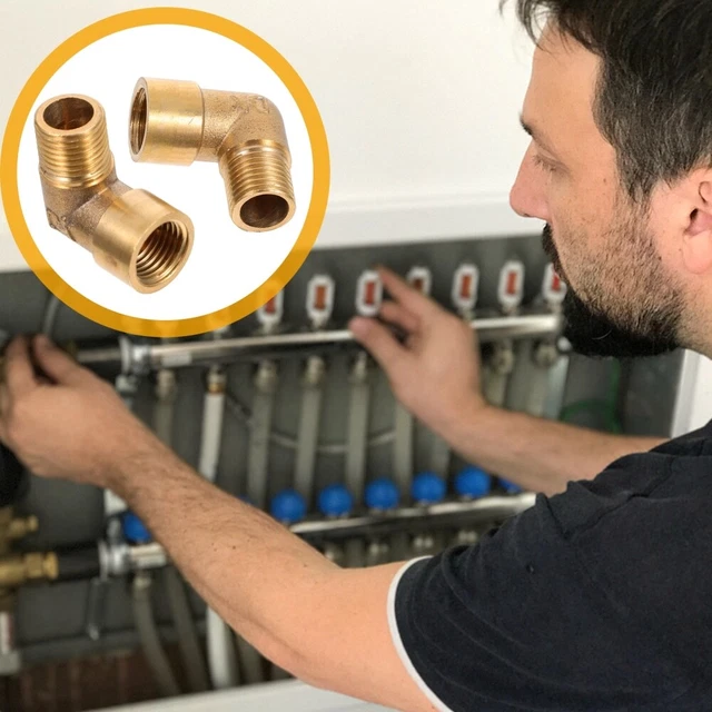 ELBOW JOINT ACCESSORIES Connecting Pipe Fittings Compressed Air Quick £ ...