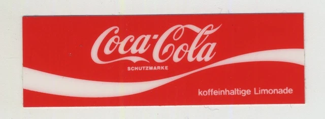 VINTAGE COCA COLA Vending Machine Decal 2.2 x 6.5 CM (Germany 1970s ...