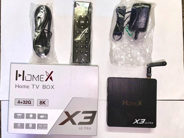 2024 HomeX TV Box X3 Ultra Android Chinese TV Box 增强版, 44% OFF