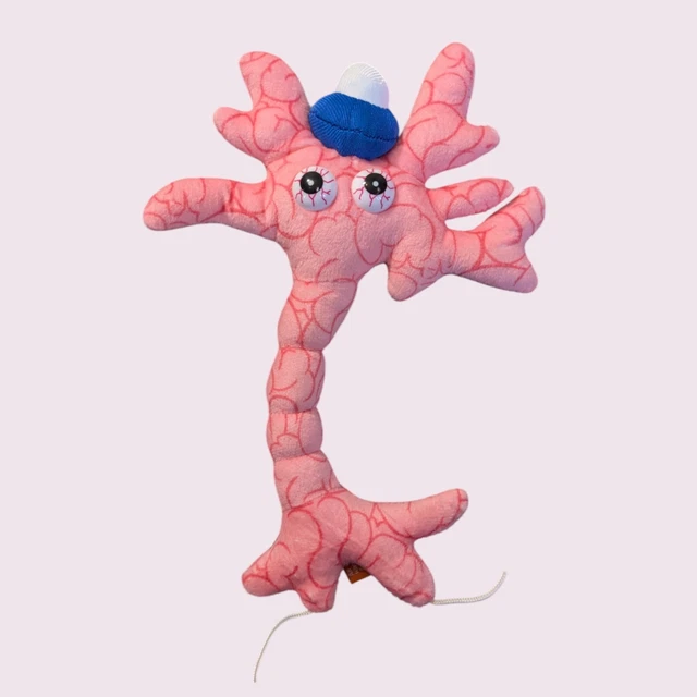 GIANT MICROBES HEADACHE Brain Cell Plush Toy £12.50 - PicClick UK