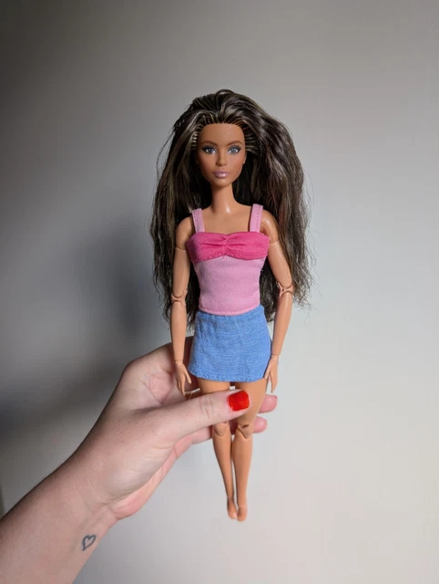 MATTEL BARBIE SIGNATURE Looks Made To Move #1 Lina Face Sculpt fashion ...