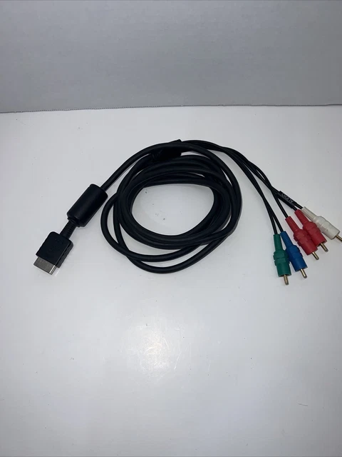 OFFICIAL OEM SONY PlayStation PS2 PS3 Component AV Cable Tested Over 5 ...