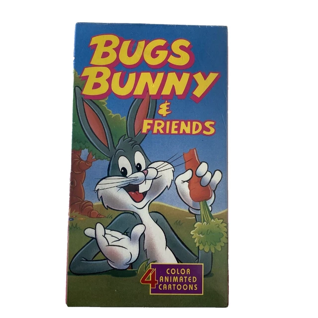 VHS KIDS KLASSICS Bugs Bunny and Friends 4 Color Animated Cartoons free ...