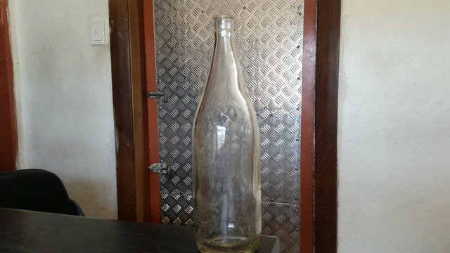 RARE VINTAGE CLEAR glass pickaxe crown seal beer bottle $65.00 ...