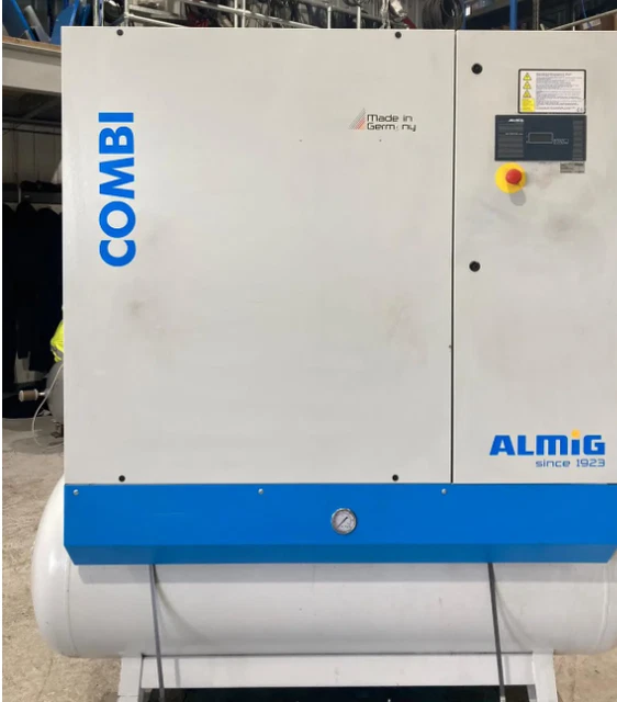 ALMIG COMBI 22 08 270L 22 Kw Screw Air Compressor with Air Dryer 118 ...