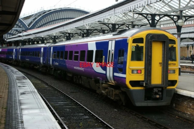 PHOTO CLASS 158 Sprinter Express 3-Car Dmu No 158 759 Leaving York ...