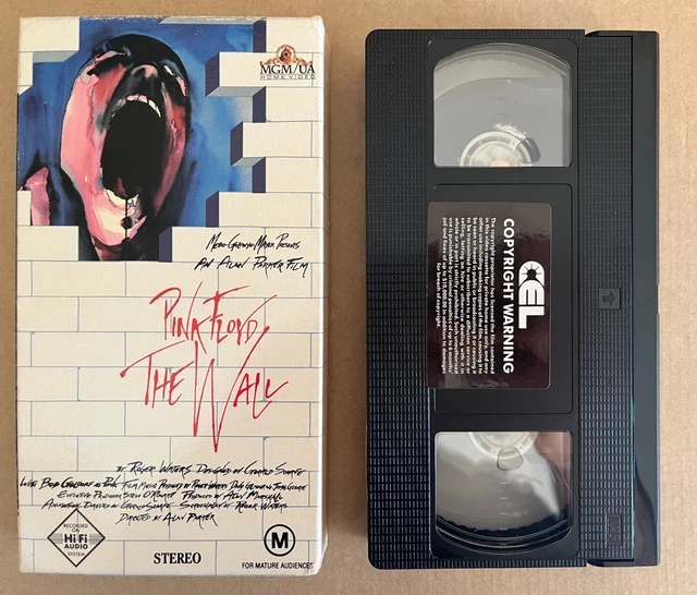 PINK FLOYD - The Wall VHS Video Cassette Tape 1982 MGM / CEL Exc Cond ...