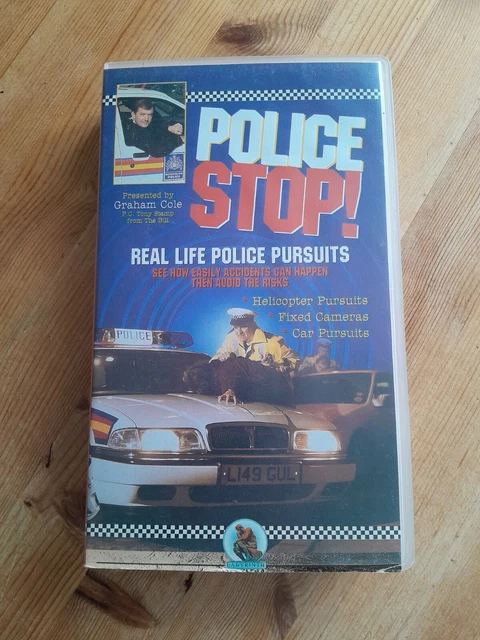 POLICE STOP! VHS Video Cassette Vintage Retro 90s £0.99 - PicClick UK