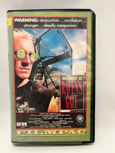 INCIDENT RAVEN'S GATE rare AU Filmpac Video VHS 80s sci-fi arthouse ...