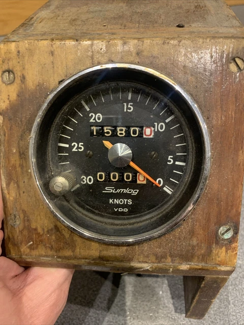VDO SUMLOG LOG And 30 Knots Speedometer Vintage From 1974 Coronet MIDI ...
