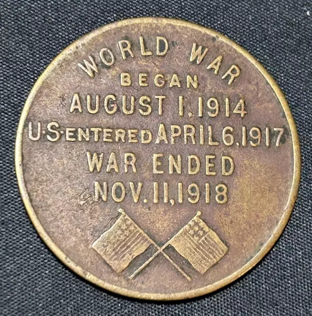 1918 WWI PEACE Medal Token £5.77 - PicClick UK