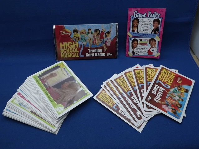 DISNEY HIGH SCHOOL Musical 2 Trading Card Game 39 Cards plus See ...