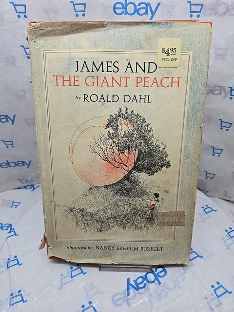 JAMES AND THE Giant Peach Roald Dahl 1961 First Trade Edition HC with ...