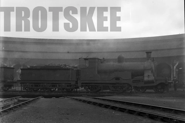 GLASS NEGATIVE HR Highland Railway Steam Locomotive 89 Inverness 1927 £ ...