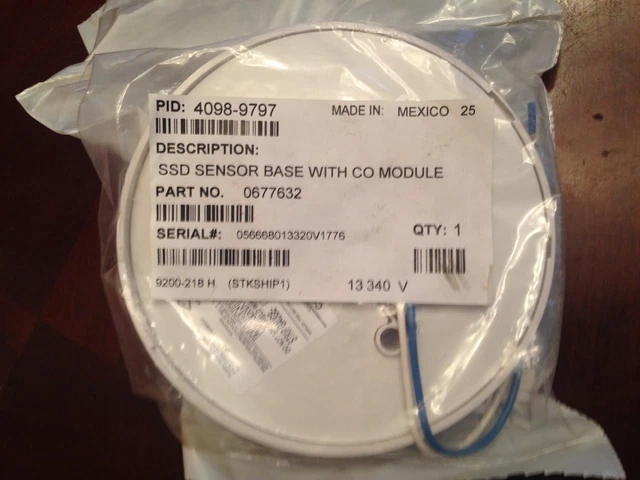 SIMPLEX 4098-9797 ADDRESSABLE SSD Sensor Base W/ CO Module NEW $75.99 ...