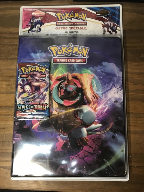 POKÉMON CAHIER DE rangement carte avec booster Styles De Combat Sous ...