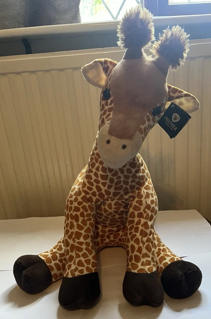 ARK TOYS PREMIER Collection Large Sitting Giraffe Soft Plush Toy £37.10 ...
