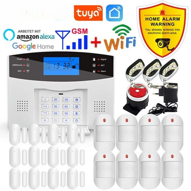 LOT WIFI SMART Home Alarm System GSM Security Burglar Host 433MHz ...