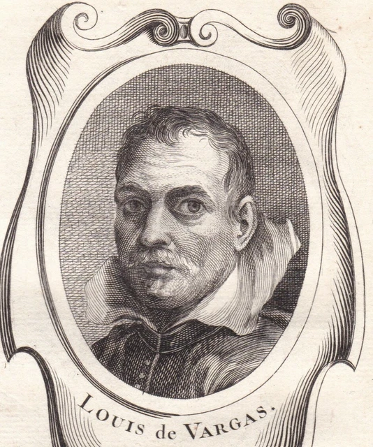 PORTRAIT XVIIIE LOUIS de Vargas Luis De Vargas Séville Rome Peintre ...
