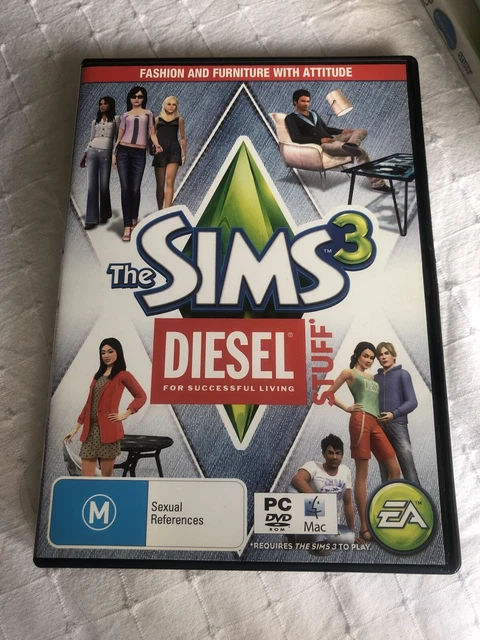 THE SIMS 3 DIESEL STUFF PACK FOR PC / EXCELLENT CONDITION Disc and code ...