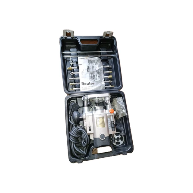 POWERBASE EXCEL 600709 Plunge Router.New other.Hard Case.(6.5kgs Weight ...