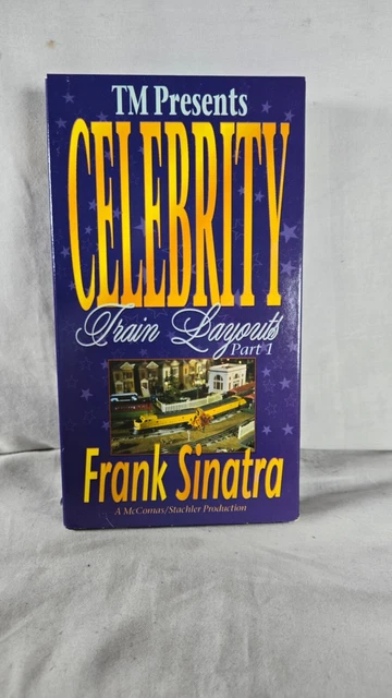 CELEBRITY TRAIN LAYOUTS Part 1 VHS Tape Frank Sinatra Model Trains ...